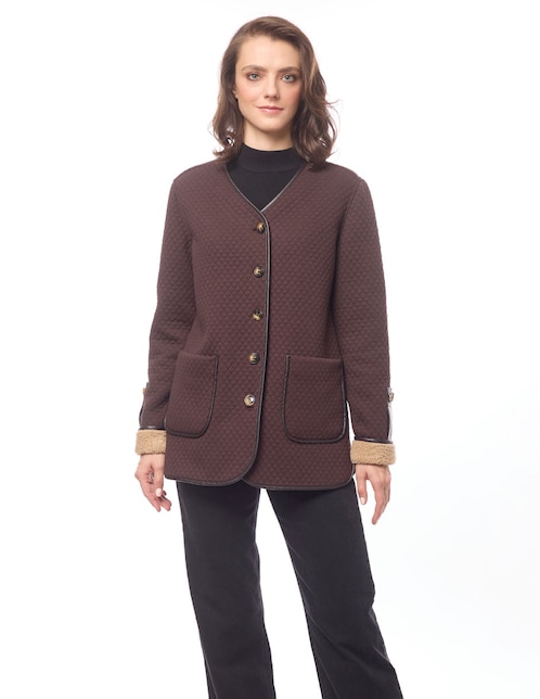 Chamarra casual Foley's Enciales para mujer 1