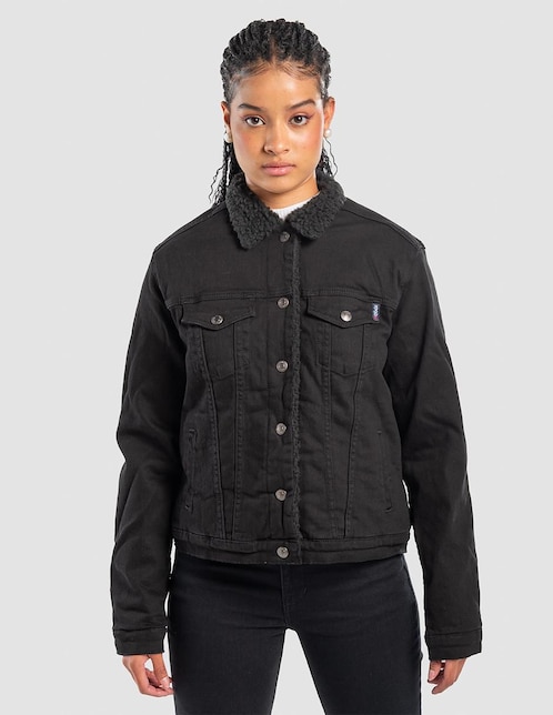 Chamarra cazadora Oggi Jeans Moda de mezclilla para mujer 1