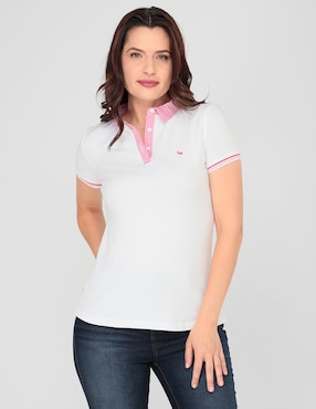 Playera tipo polo Ferrioni para mujer