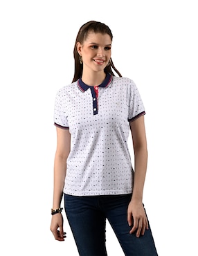 Playera tipo polo Ferrioni para mujer